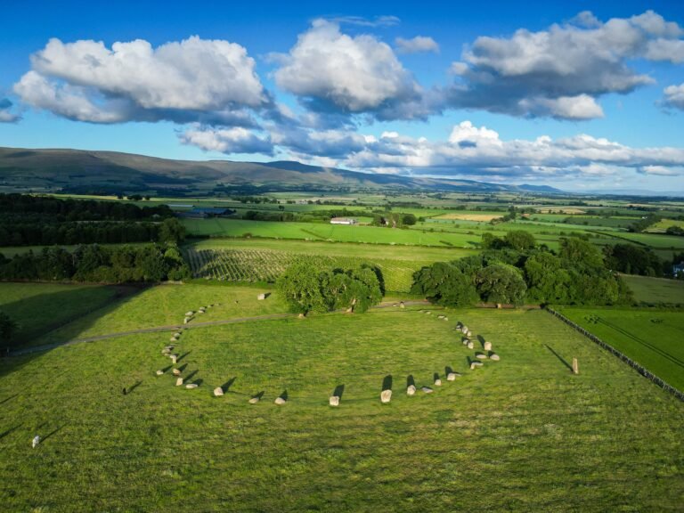 Long Meg and her Daughters standing stone and stone circle – Brigantes ...